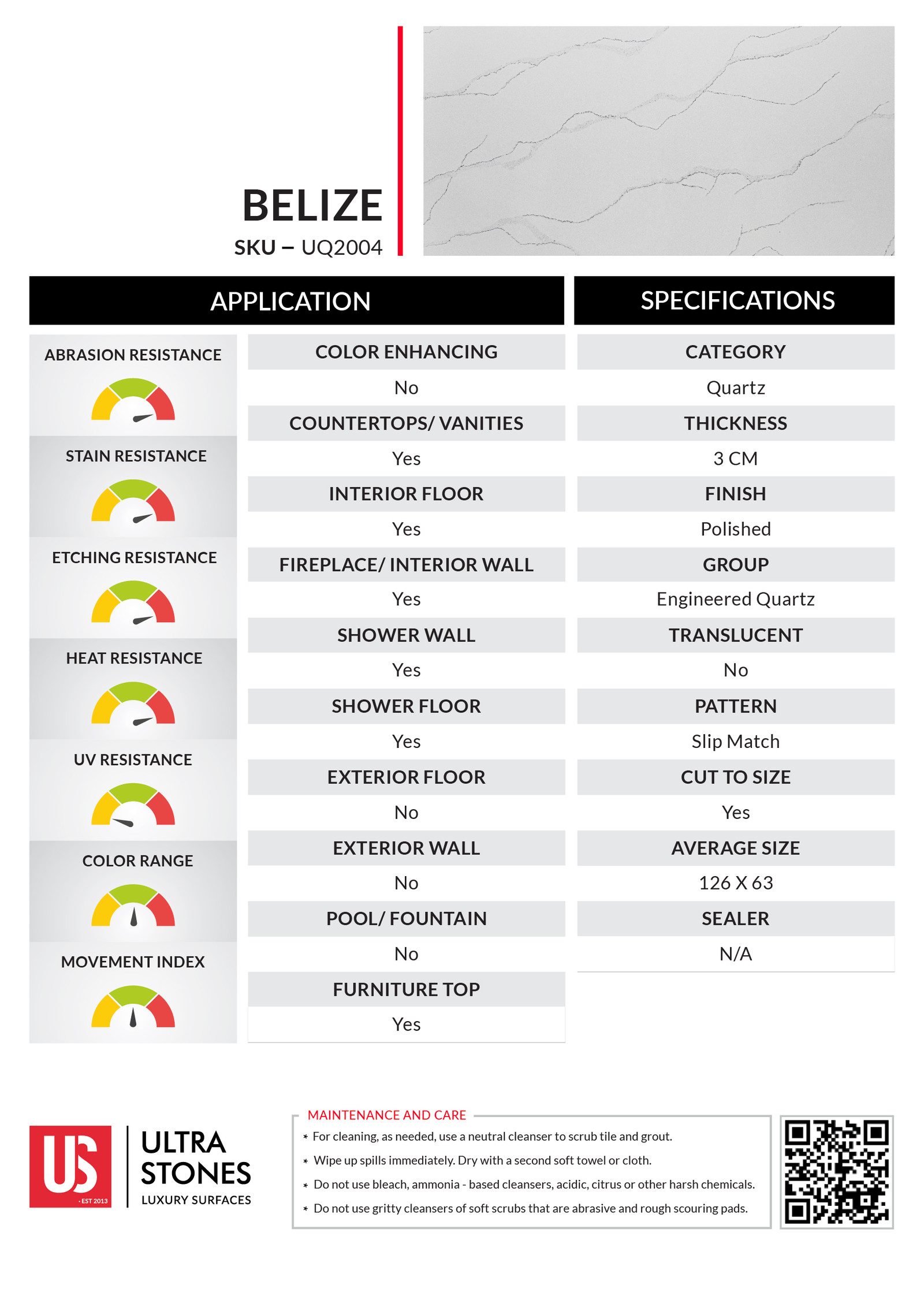 The Premium Belize Quartz | Ultra Stones - USA