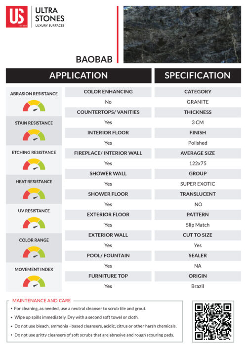 Trusted Distributor of Stunning Granite Slabs Like Baobab