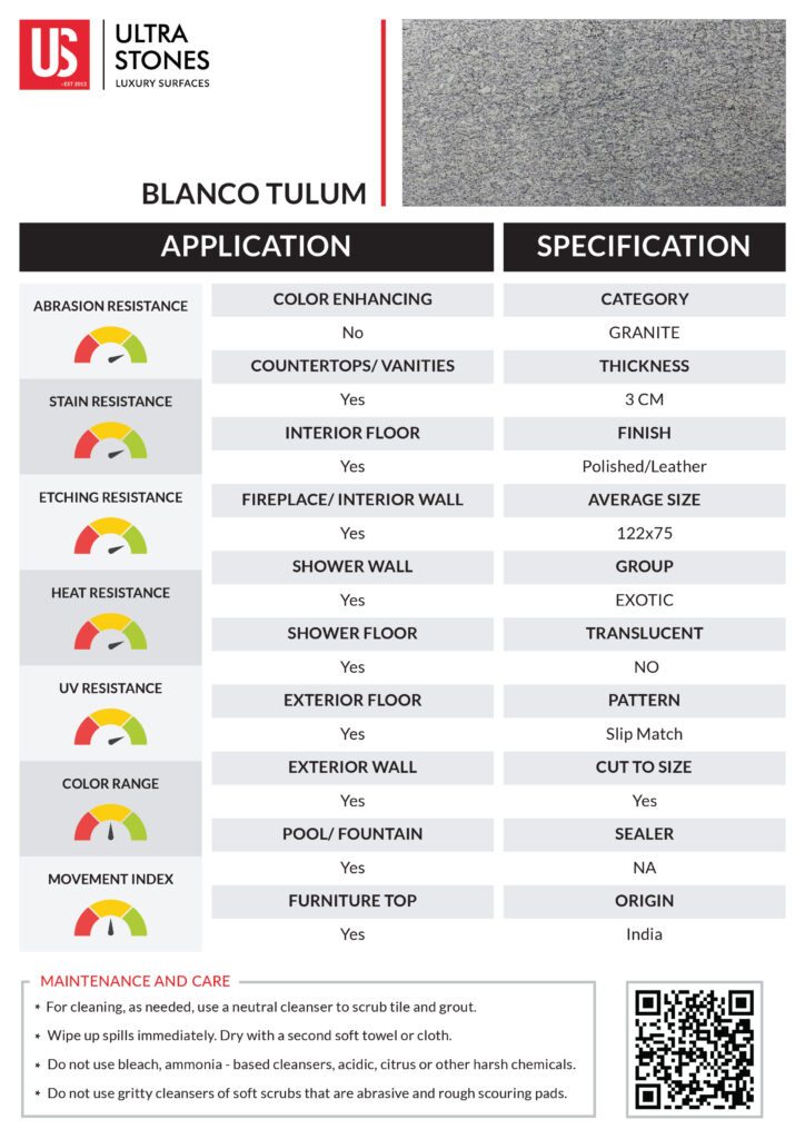 Own a Natural Masterpiece Like Blanco Tulum Granite