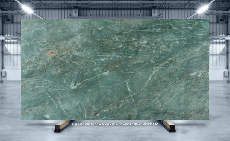 Bold Green Quartzite Slabs Like Emerald Green at Ultra Stones