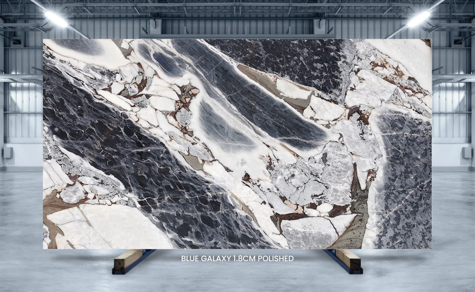 Outstanding Aesthetic of Blue Galaxy Marble at Ultra Stones