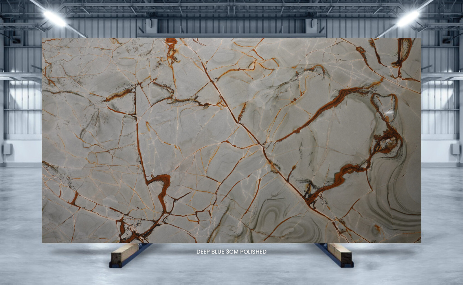 Behold the Deep Blue Quartzite at Ultra Stones - NY