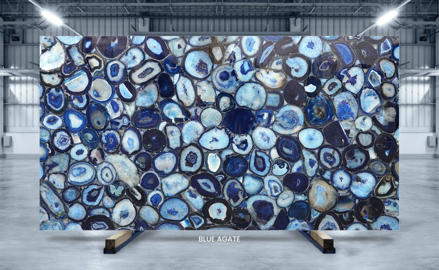 Most Premium Blue Agate Precious Stone From Ultra Stone